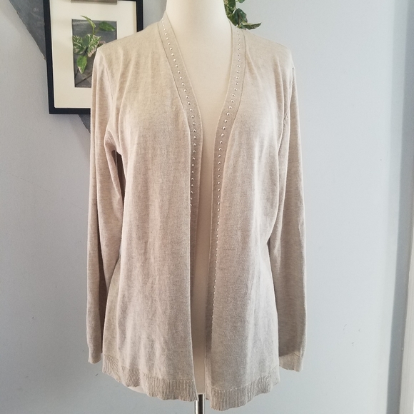 retrology | Sweaters | New Retrology Studded Open Front Womens Cardigan ...